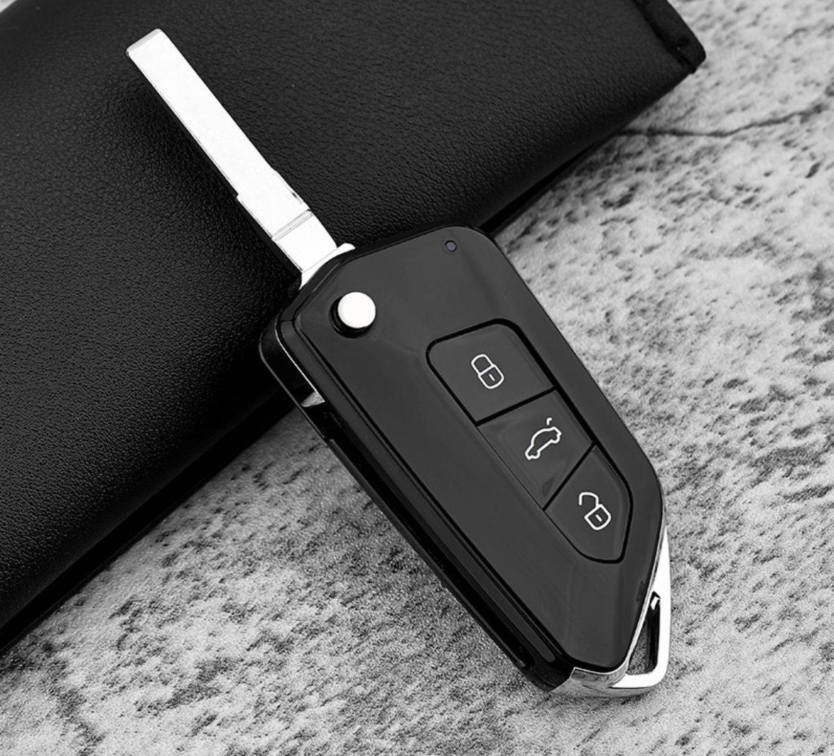 Modified Key Shells for Volkswagen Remote Fobs Empty Blank Case No Chip ...