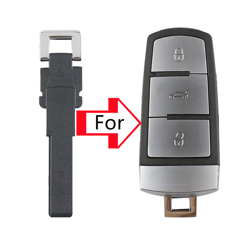 Mechanical Key for Volkswagen Smart Remote Fobs Spare Key Replacement