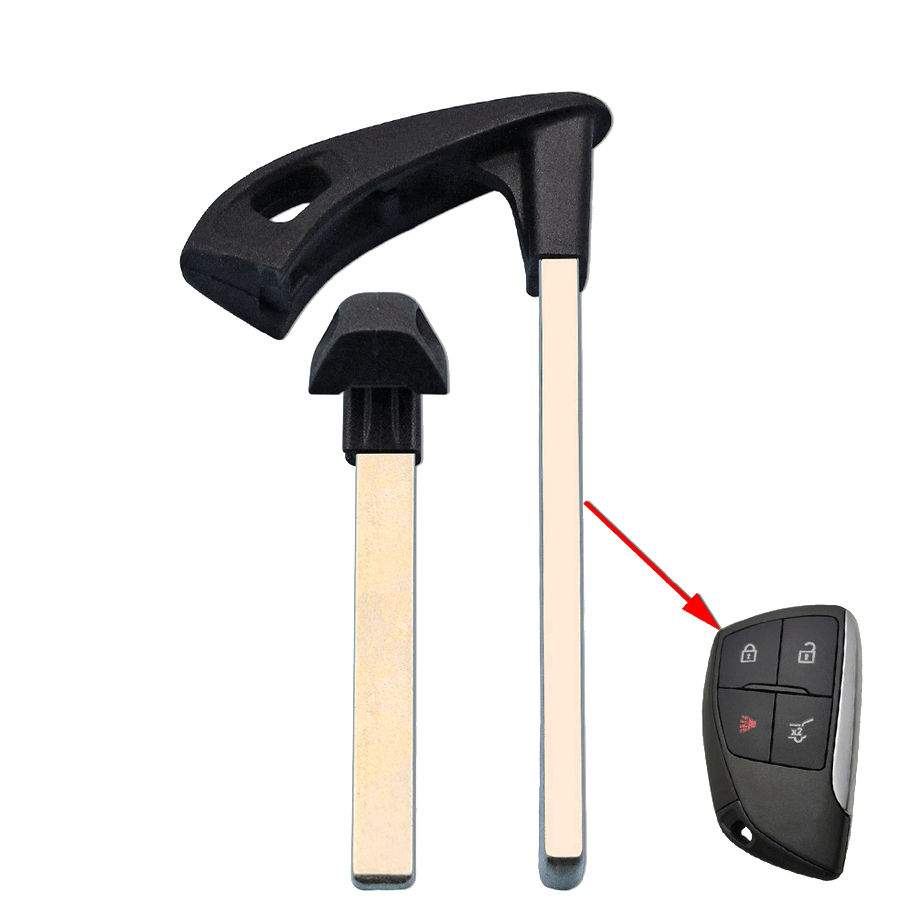 Emergency Key for Buick Chevrolet Cadillac GM Car Smart Card Keyless ...