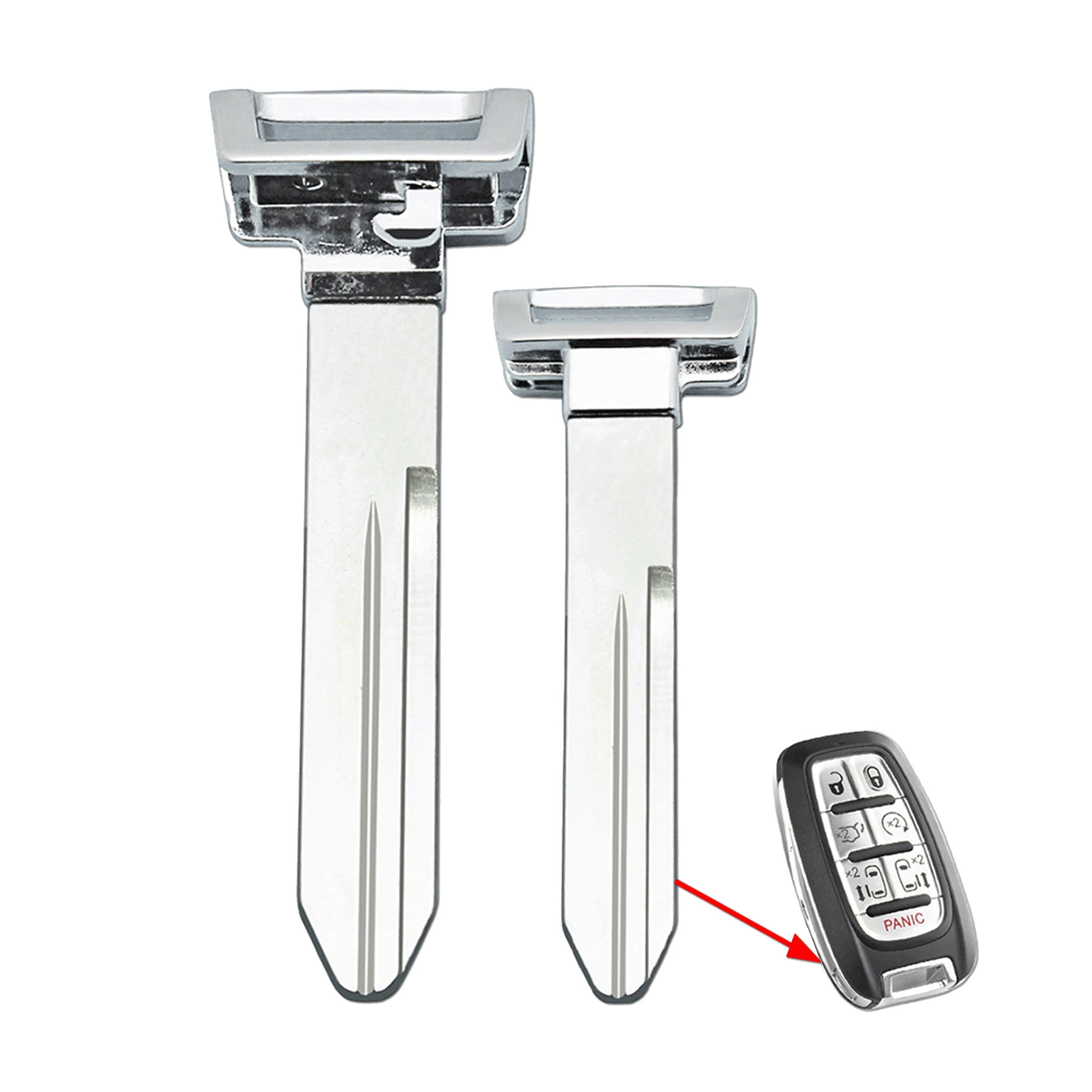 Emergency Key for Chrysler Doodge Jeep Car Smart Card Keyless Entry ...