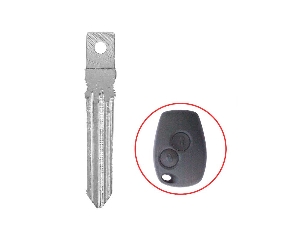 Non-Flip Remote Key Blades for Renault Peugeot Opel Nissan Dacia Remote ...