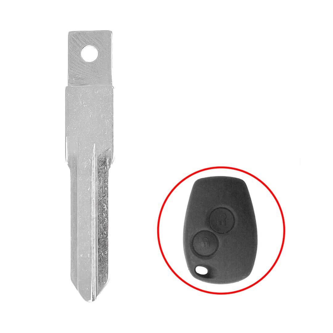 Non-Flip Remote Key Blades for Renault Peugeot Opel Nissan Dacia Remote ...