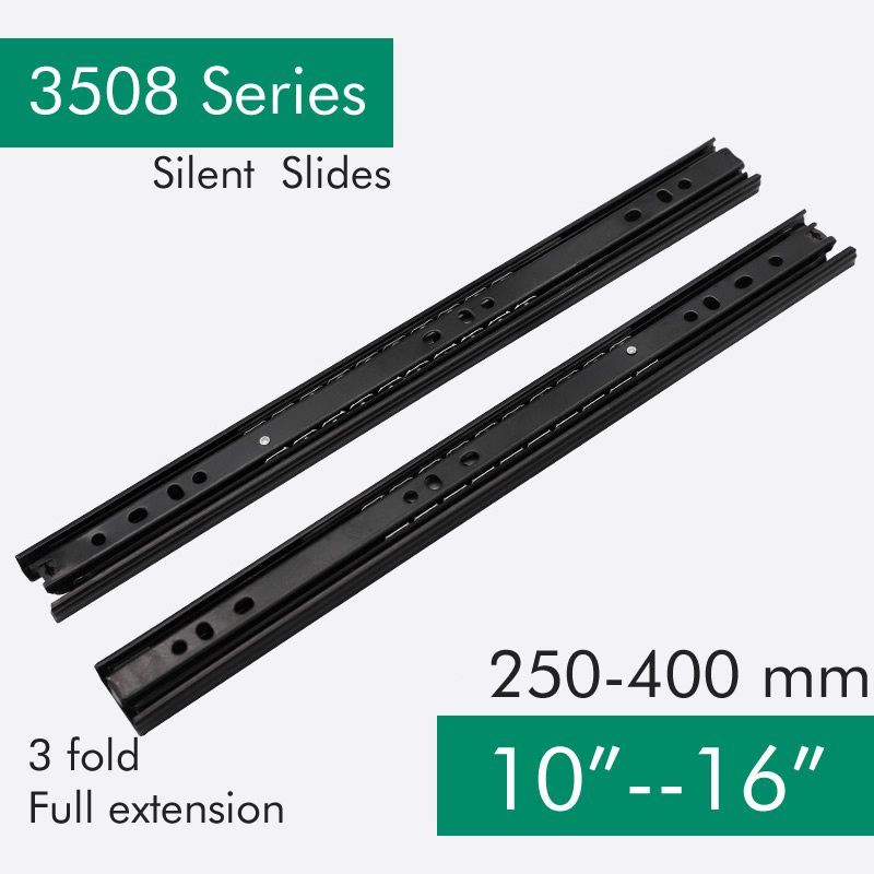 Full Extension Drawer Slides Side-mount 3508 Series