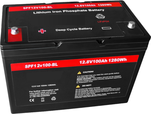 12V100Ah Deep Cycle Lithium Battery for Marine