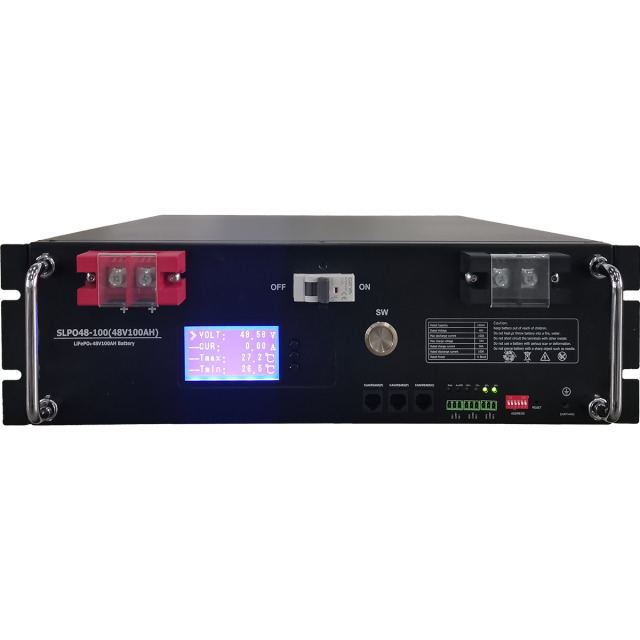 48V100Ah Server Rack 3U LiFePO4 Lithium Iron Phosphate Cell Battery
