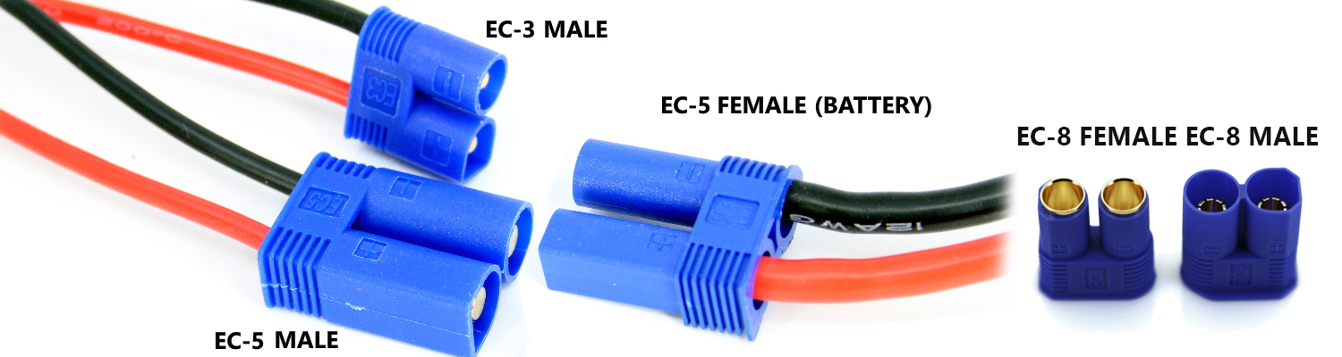 Common connectors used in lithium battery wiring