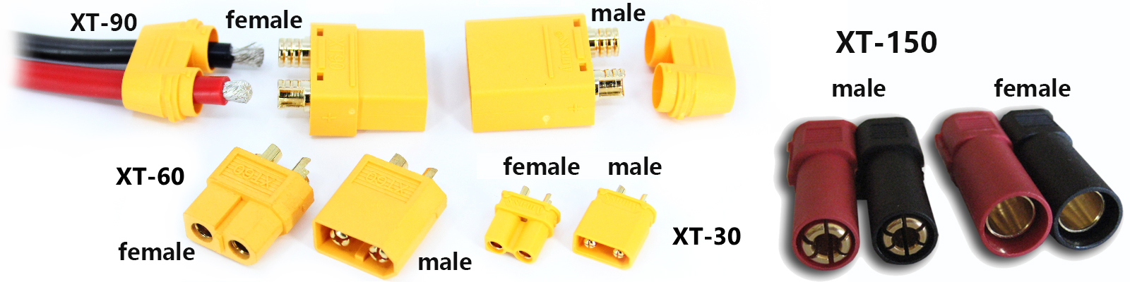 Common connectors used in lithium battery wiring