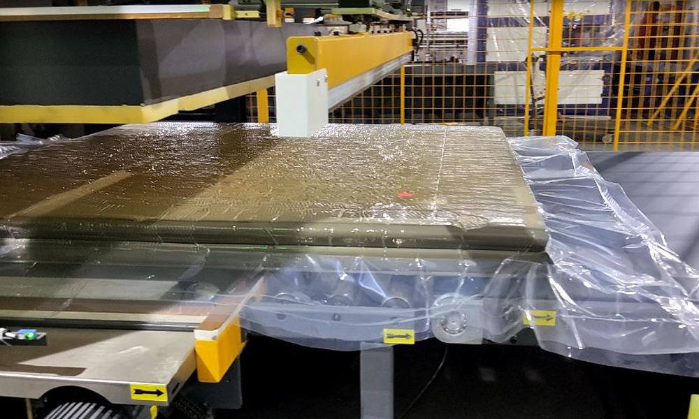 NG-25M full automatic foam block compression machine