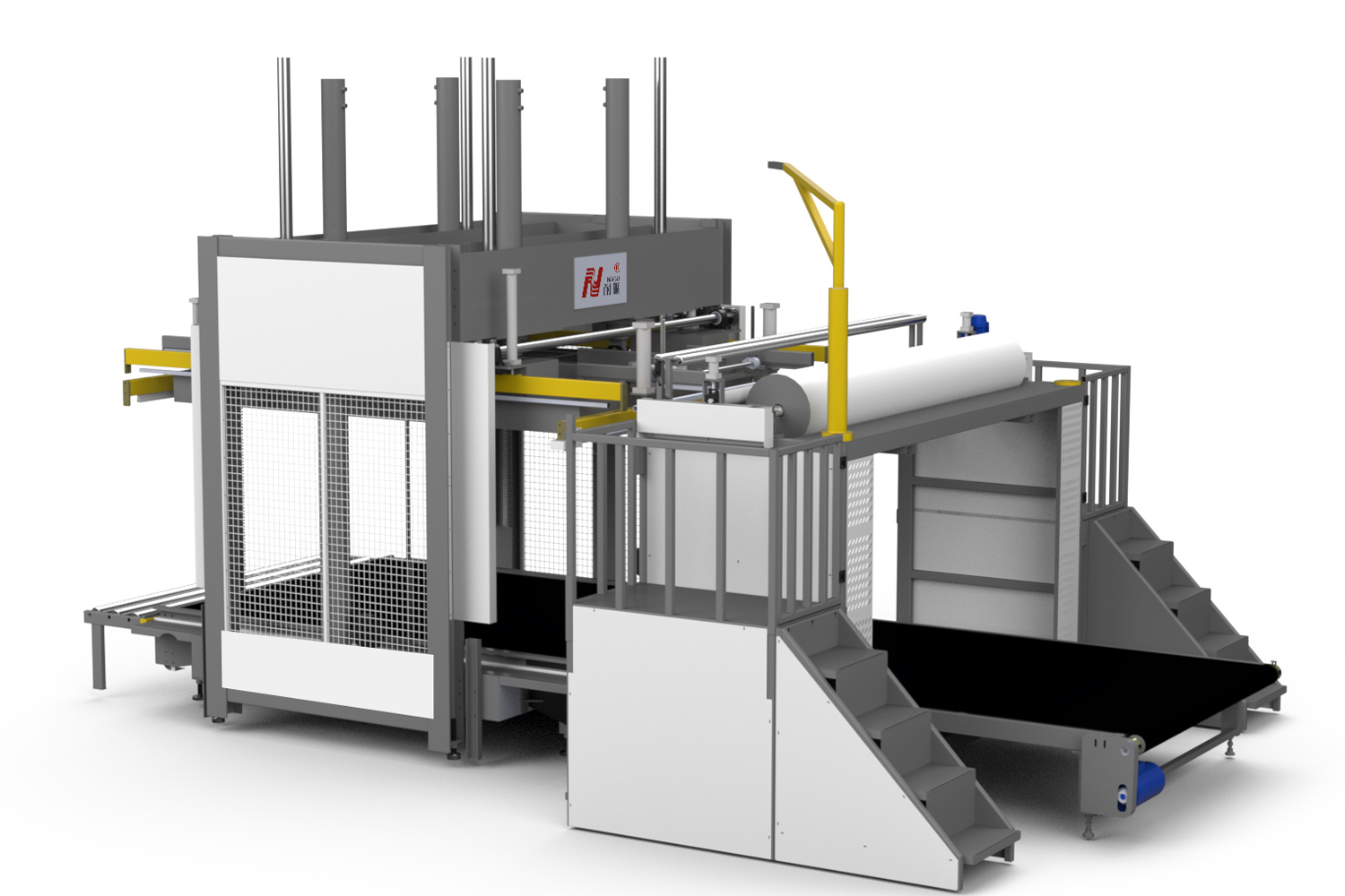 NG-25M Full Automatic Foam Block Compression Machine | Efficient Foam ...