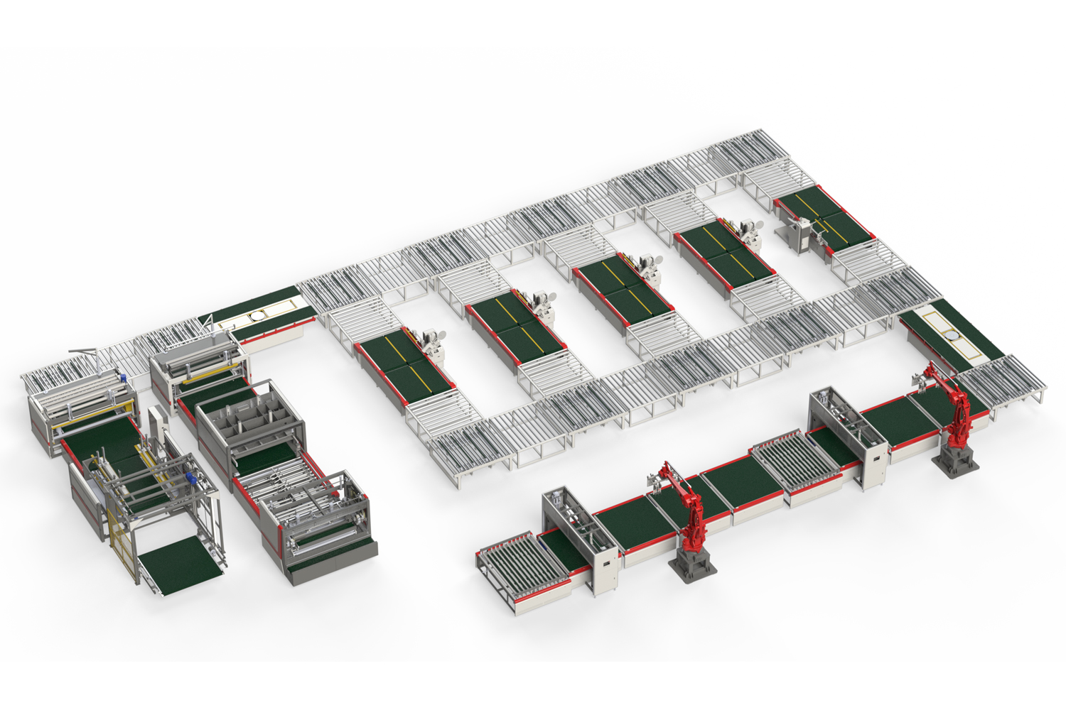 MP-01 Mattress Production Line With Robot | Automated Mattress ...