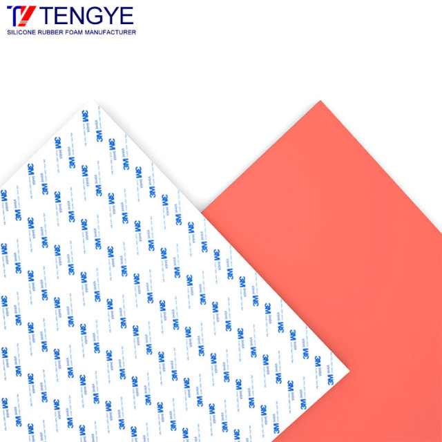 Self-adhesive silicone foam board