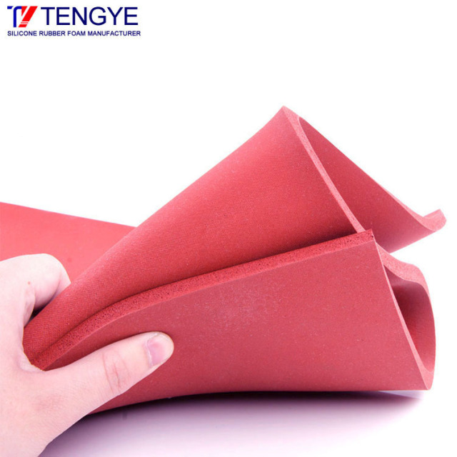Custom Battery Silicone Foam Sheet / Sponge Board