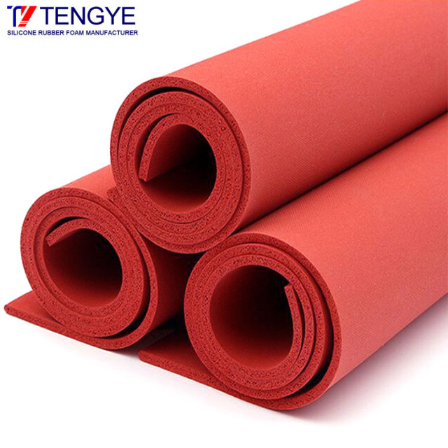 Custom Battery Silicone Foam Sheet / Sponge Board