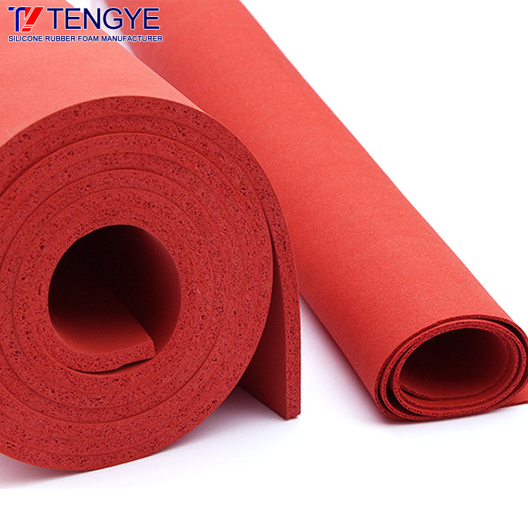 Custom Battery Silicone Foam Sheet / Sponge Board