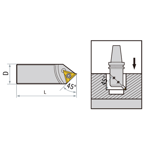 TBS Square Boring Bar