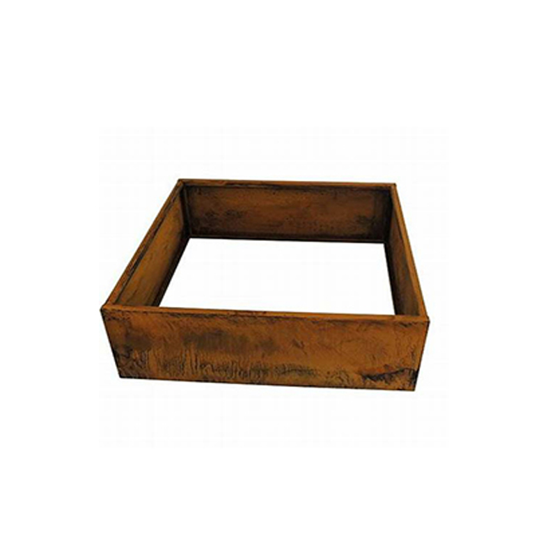 Original Supplier Custom Corten Steel Rectangle Garden Edging Modern ...