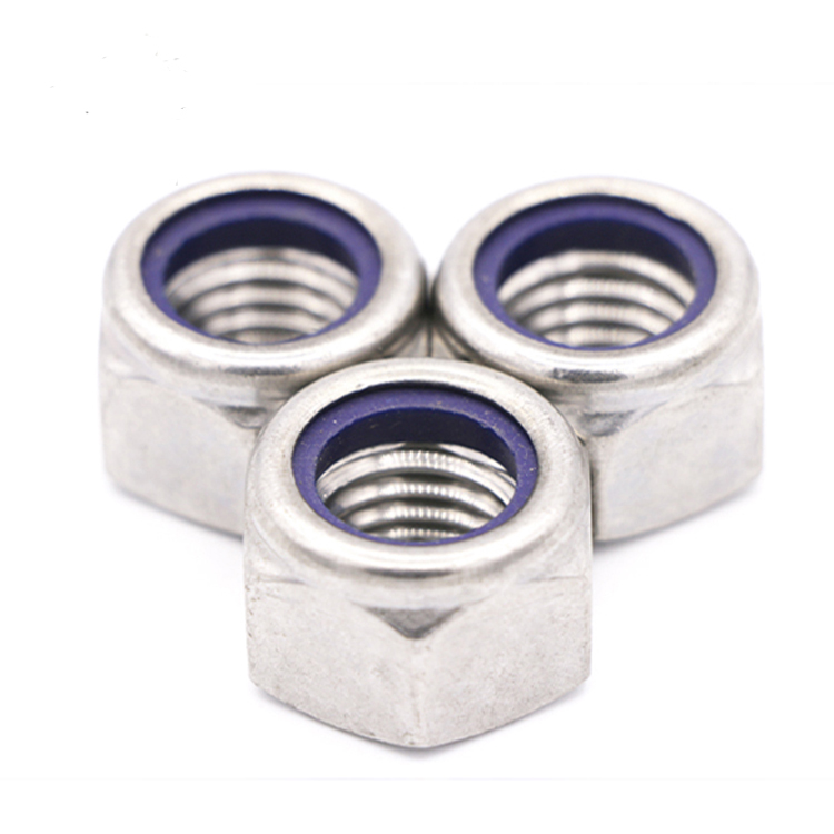 Stainless Steel Metric Nylon Insert Lock Nuts