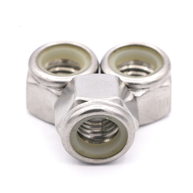 Stainless Steel Inch Nylon Insert Lock Nuts