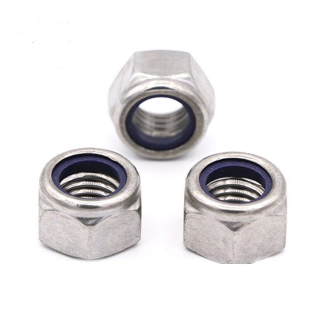 Stainless Steel Metric Nylon Insert Lock Nuts