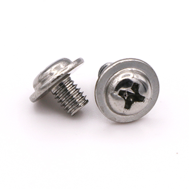 Customized Stainless Steel Cross Pan Head Washer Screws