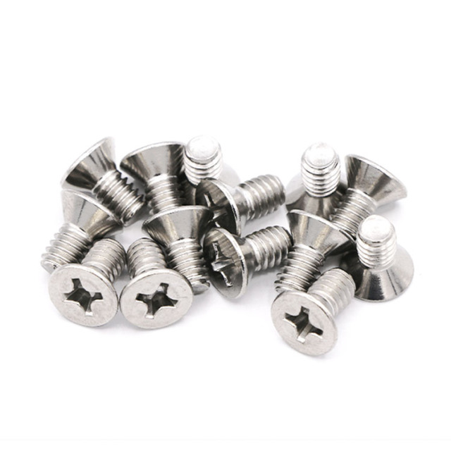 Inch Stainless Steel 316 Cross Countersunk Head Screws
