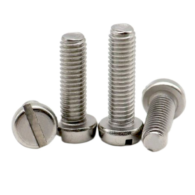 Stainless Steel Slot Drive Cap Head Screws