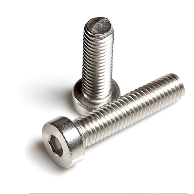Stainless Steel 316 Allen Low Head Screws Non-knurled