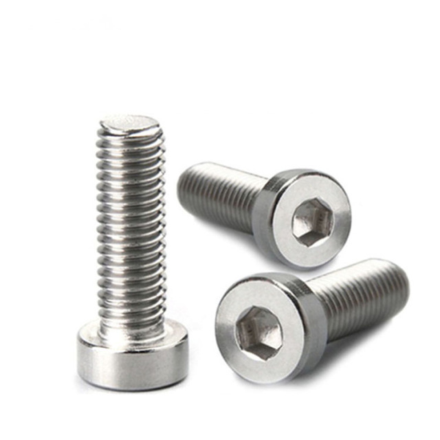 Stainless Steel 304 Allen Low Head Screws Non-knurled