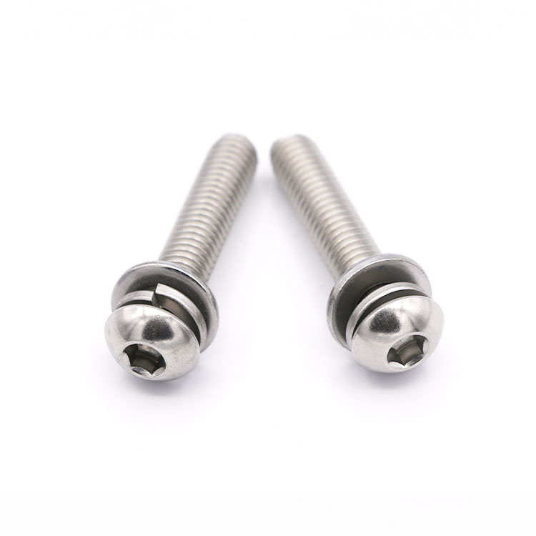 Stainless Steel Hex Socket Button Head Sems Screws