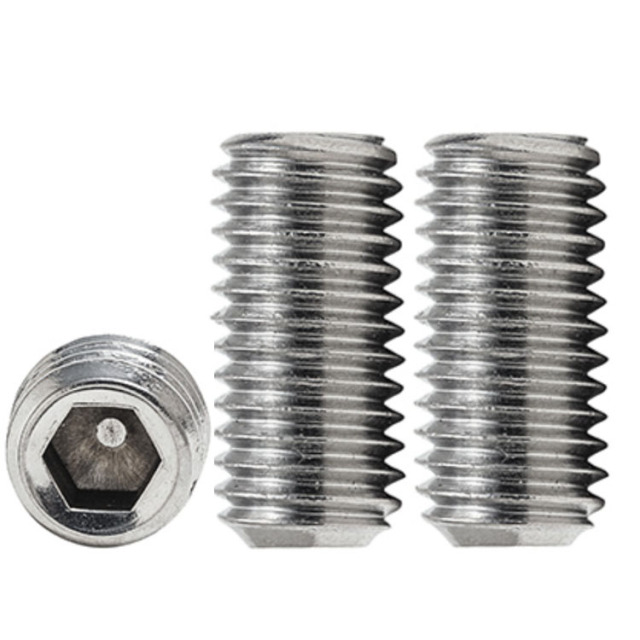 DIN913 Hex Socket Flat End Stainless Steel Set Screws