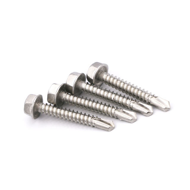 DIN7504K Stainless Steel 316 Hexagon Self Drilling Screws