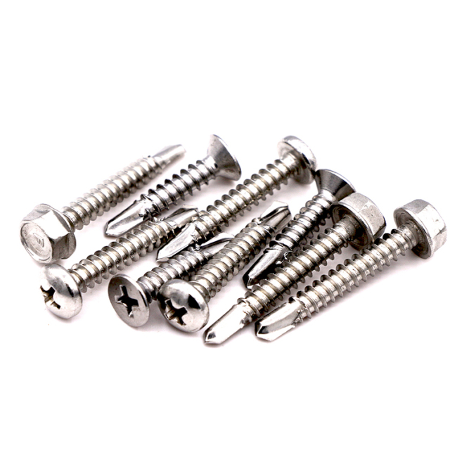 Customized Material DIN7504P Cross Countersunk Head Self Drilling Screws