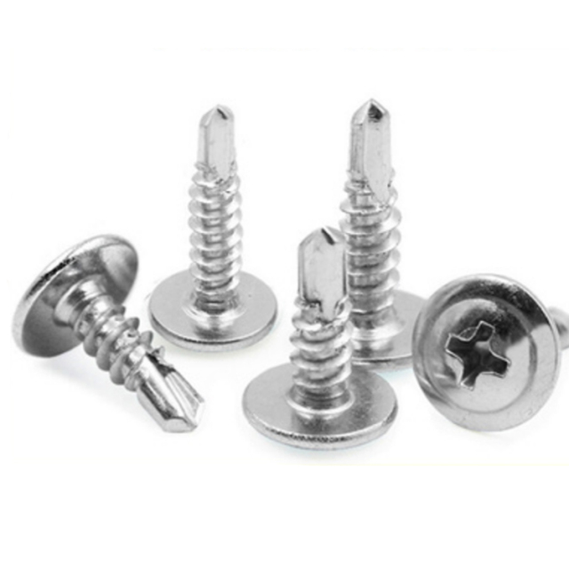 SS410 ST4.2 ST4.8 Wafer Pan Head Self Drilling Screws