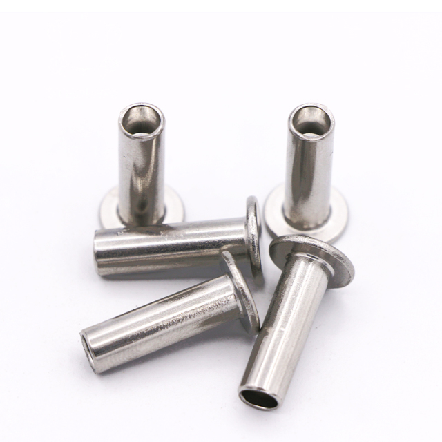 Stainless Steel Flat Head Semi-hollow Rivets