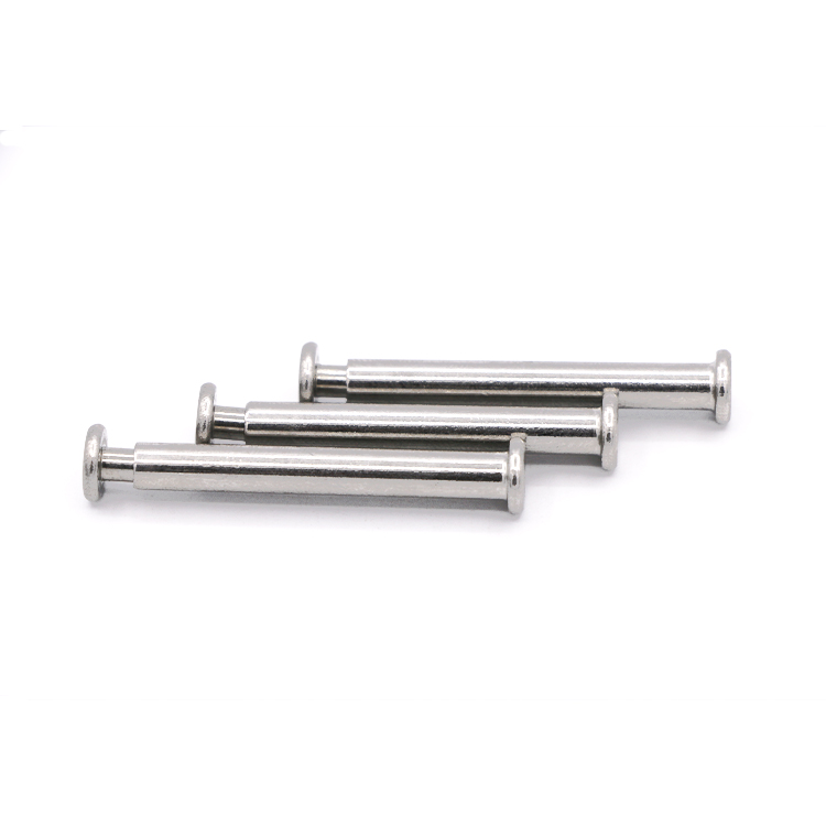 Male and Female Double Flat Head Metal Rivets