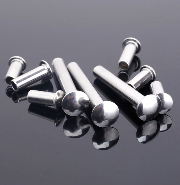 Stainless Steel Mushroom Head Semi Hollow Rivets