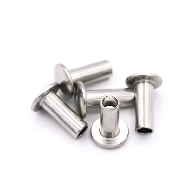 Stainless Steel Large Flat Thin Head Semi-tubular Rivets