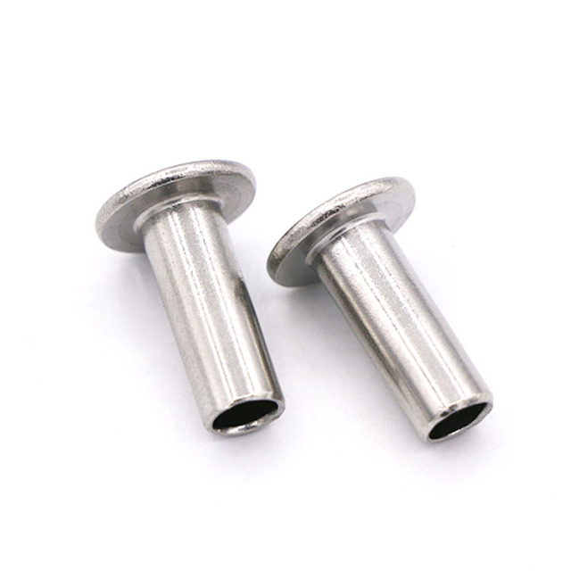 Stainless Steel Flat Thin Head Semi-tubular Rivets