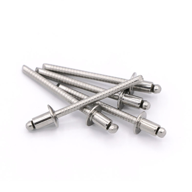 DIN7337 A Open Type Domed Head SS304/304 Full Stainless Steel Blind Pop ...