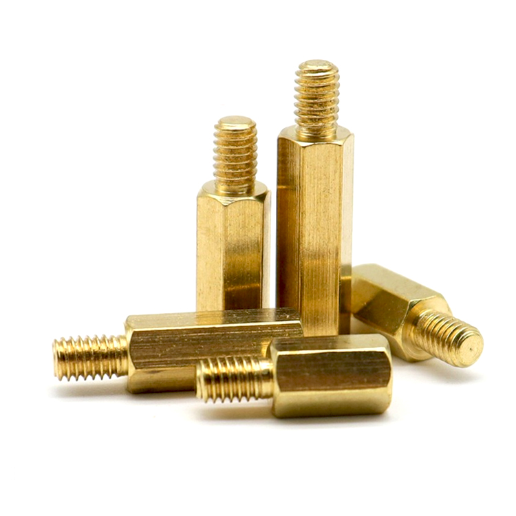 304 316 Stainless Steel Brass Round and Hex Threaded PCB Male Female ...