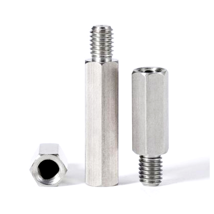 Building Double Layer Panel Sign Golden Glass Standoffs Spacer Black ...