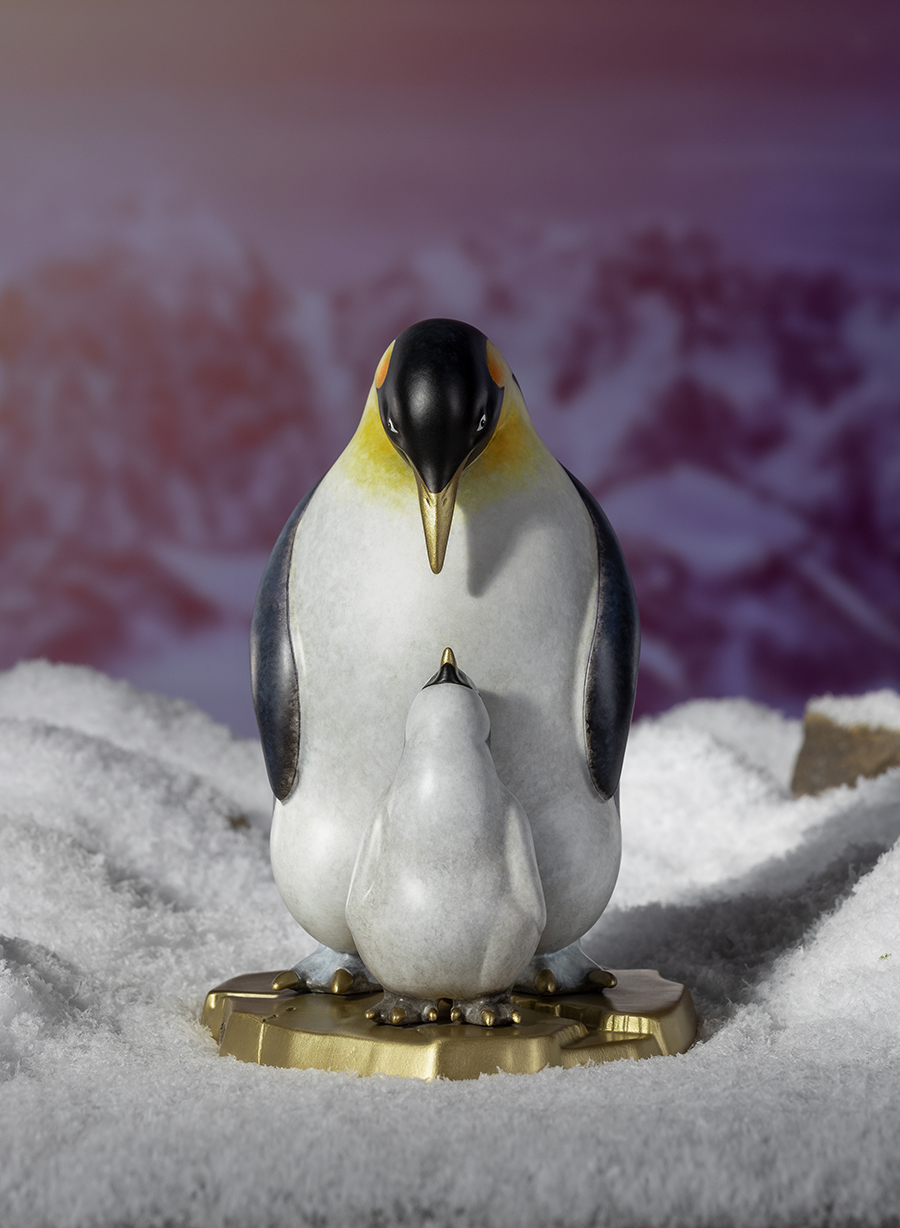 Emperor Penguin in Master Copper's Collection of 100 Birds