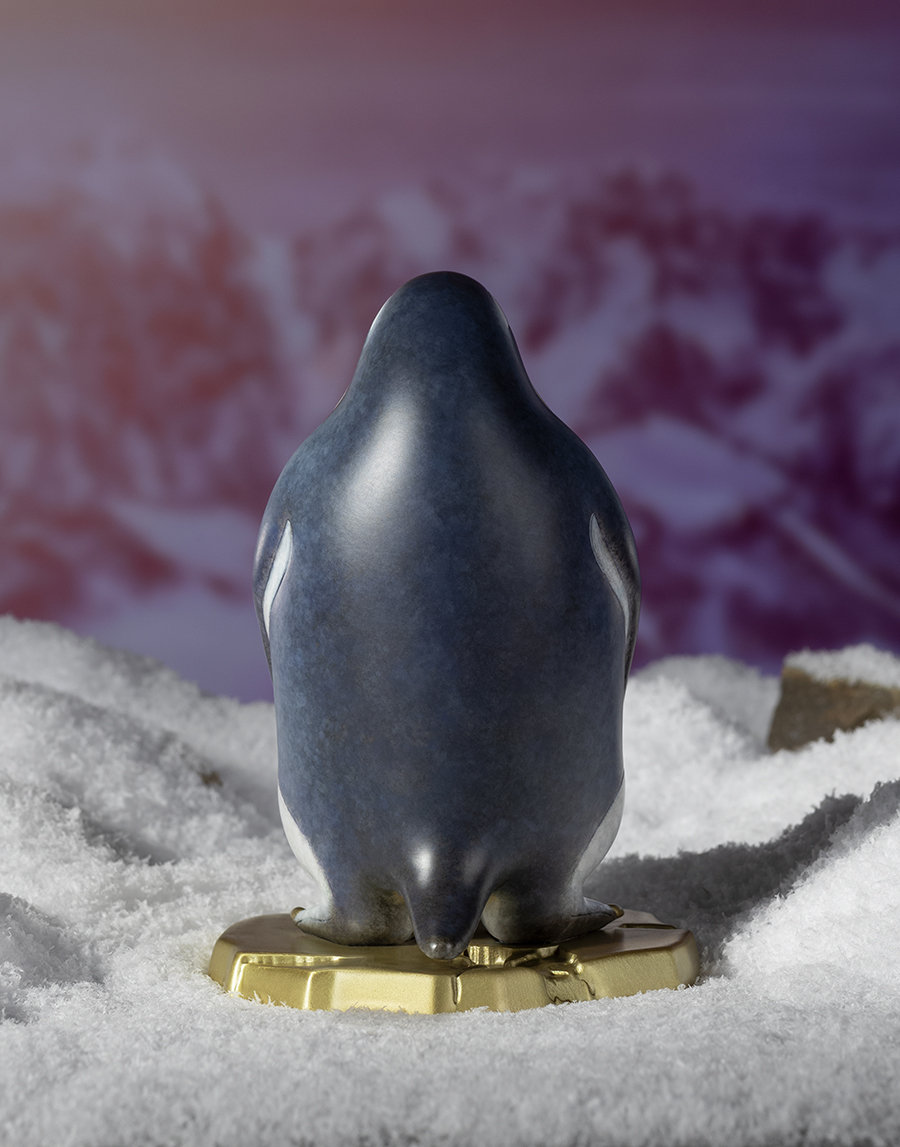 Emperor Penguin in Master Copper's Collection of 100 Birds
