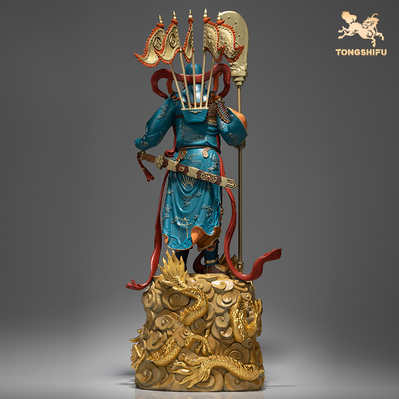 GUAN YU SURROUNDED BY NINE DRAGONS