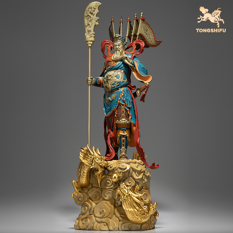 GUAN YU SURROUNDED BY NINE DRAGONS