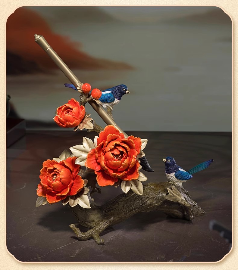 Miao Bi Sheng Hua Table Decor /Birds # Flowers