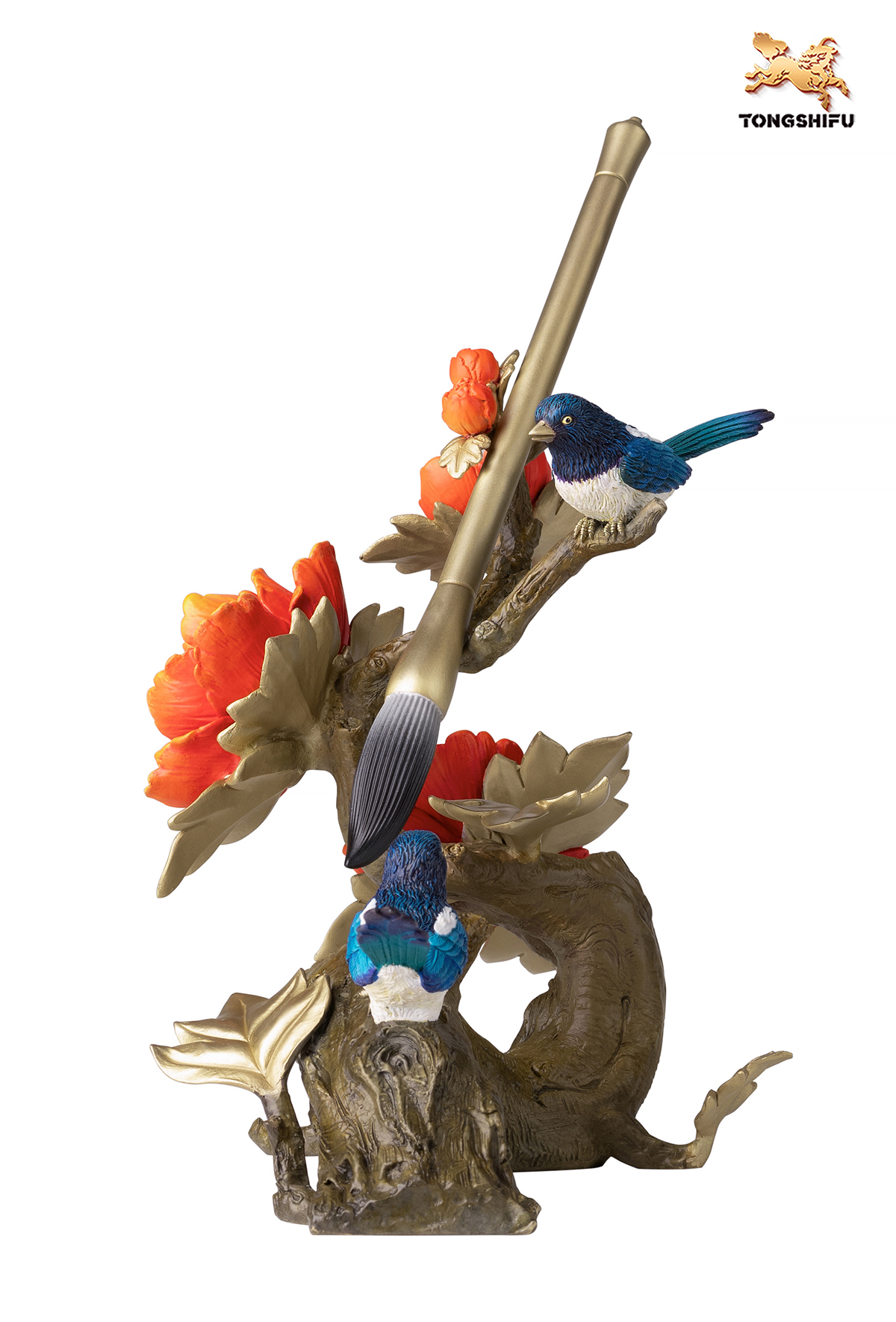 Miao Bi Sheng Hua Table Decor /Birds # Flowers