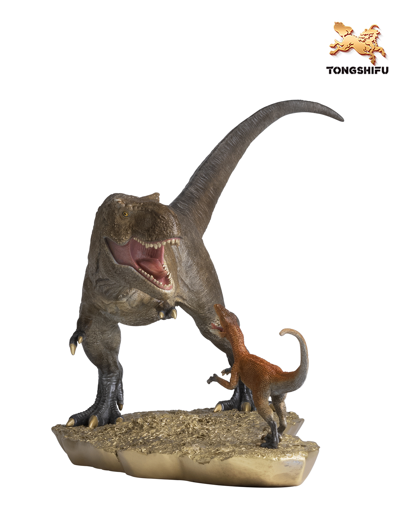 JURASSIC WORLD DINOSAURS-- TYRANNOSAURUS REX&RAPATOR