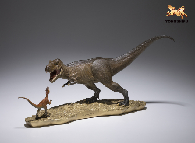 JURASSIC WORLD DINOSAURS-- TYRANNOSAURUS REX&RAPATOR