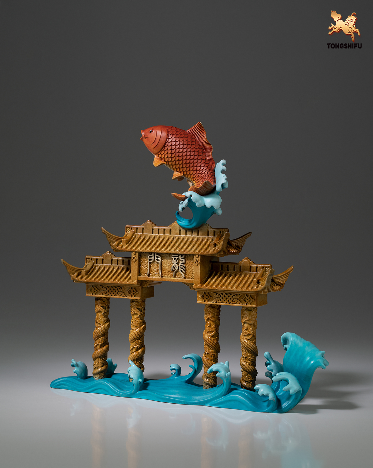 THE CARP LEAPING OVER THE DRAGON GATE